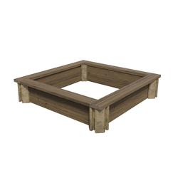 4' x 4' AC2® CedarTone Premium Pressure Treated Small Raised Garden Bed ...