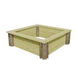 4' x 4' AC2® Green Pressure Treated Medium Raised Garden Bed Material ...