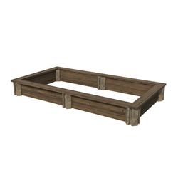 4' x 8' AC2® CedarTone Premium Pressure Treated Small Raised Garden Bed ...