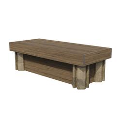 5' x 2' 1" AC2® CedarTone Premium Pressure Treated Garden Bench ...