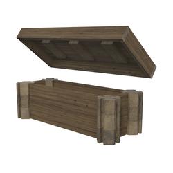 5' x 2' 1" AC2® CedarTone Premium Pressure Treated Garden Bench ...