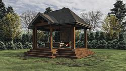 25' x 21' Sycamore Gazebo Material List at Menards®