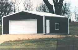 Alexandria Post Frame Building 24'W x 27'L x 8'H Material List at Menards®