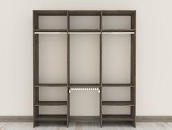 Dakota Closets™ 75"W x 86-1/2"H x 14"D Cottage Wooden Closet System at ...