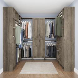 Dakota Closets™ 96"W x 86-1/2"H x 88-1/4"D Cottage Wooden Walk-in ...