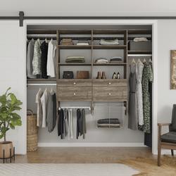Dakota Closets™ 99-3/4"W x 65"H x 14-5/8"D Cottage Reach-In Wall ...