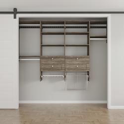 Dakota Closets™ 99-3/4"W x 65"H x 14-5/8"D Cottage Reach-In Wall ...