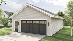Mitchell 2-Car Garage 25' x 40' x 9' Material List at Menards®