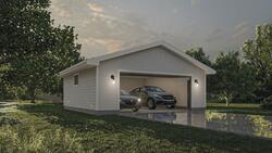 Urban 2-Car Garage 24' x 24' x 8' Material List at Menards®
