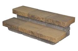 Two Step Landscape Block Stairs Project Material List at Menards®