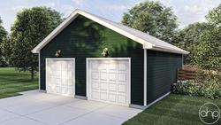 Melvin 2-Car Garage 28' x 30' x 10' Material List at Menards®