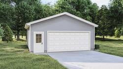 Oliver 2-Car Garage 24' x 24' x 9' Material List at Menards®