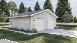 Rutland 2-Car Garage 28' x 28' x 9' Material List at Menards®