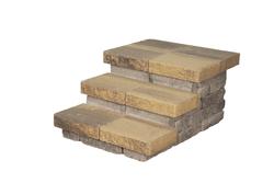 Three Step Landscape Block Stairs Project Material List at Menards®