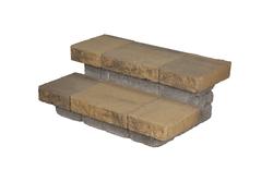 Two Step Landscape Block Stairs Project Material List at Menards®