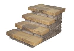 Four Step Landscape Block Stairs Project Material List at Menards®