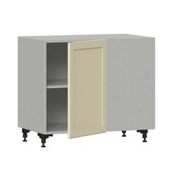 KLËARVŪE Cabinetry® 39" W x 24" D x 30" H Linsell® Ivory Blind Corner ...