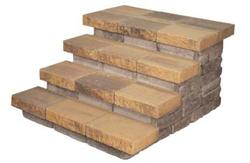 Four Step Landscape Block Stairs Project Material List at Menards®