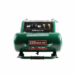 Masterforce® 5-Gallon 225 PSI Portable Electric Horizontal Air ...