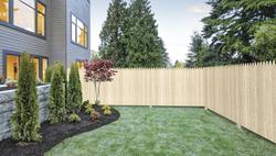 6 x 8 Natural Wood Stockade Fence 50' at Menards®