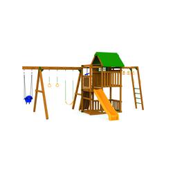 PlayStar Summit Bronze Ready-to-Assemble 16 Activity Playset Material ...
