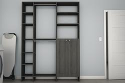 Dakota Closets™ 62-5/8"W x 86-1/2"H x 14-5/8"D Charcoal Laundry System ...