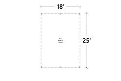 25'W x 18'L x 8'H Pro-Port™ Surface Mounted Posts Material List at Menards®