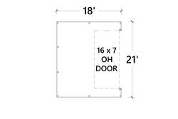 21'W x 18'L x 8'H Pro-Port™ Embedded Posts Material List at Menards®