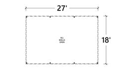 18'W x 27'L x 8'H Pro-Port™ Embedded Posts Material List at Menards®