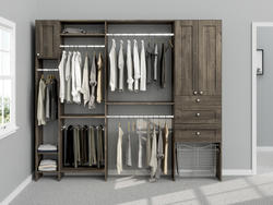 Dakota Closets™ 99-3/8"W x 86-1/2"H x 14-5/8"D Cottage Closet System at ...