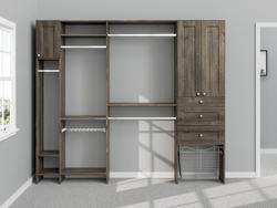 Dakota Closets™ 99-3/8"W x 86-1/2"H x 14-5/8"D Cottage Closet System at ...