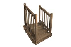 AC2® 2 x 12 x 6' Ground Contact CedarTone Pressure Treated Stair Tread ...