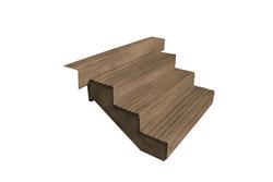 AC2® 2 x 12 x 6' Ground Contact CedarTone Pressure Treated Stair Tread ...