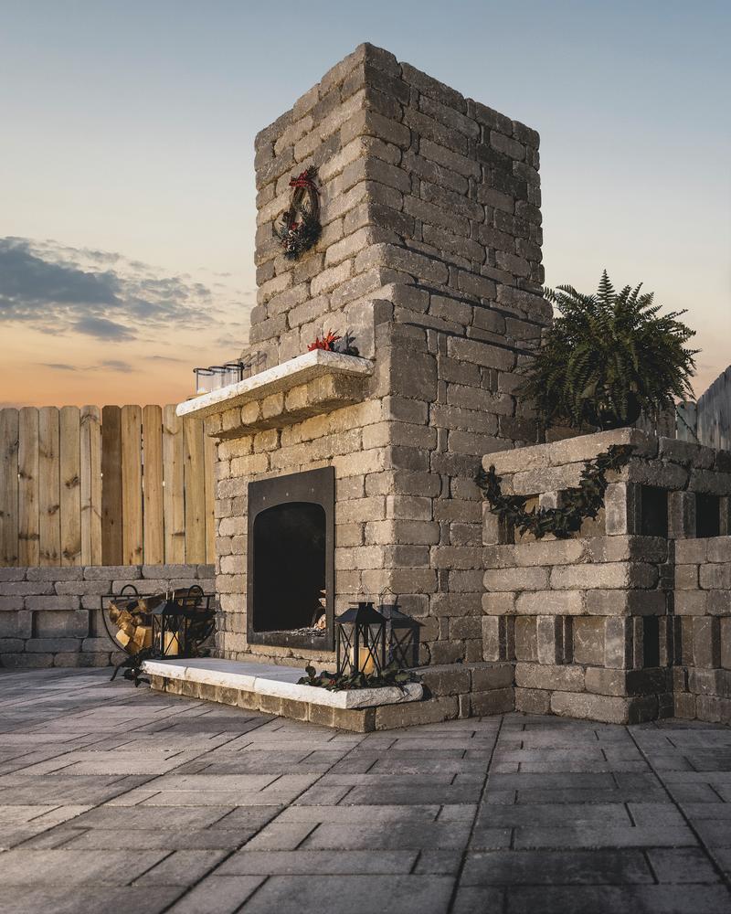 Menards Outdoor Fireplace Designs Outdoor Patio Fireplace Project By