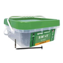 SPAX® 5/16" x 5" T-Star Drive Grade 5 HCR Exterior Coated Washer Head ...