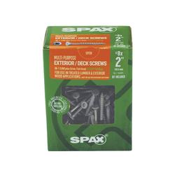 SPAX® #8 x 2" T-Star Plus Drive HCR-X Exterior Coated Flat Head Deck ...