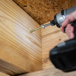 SPAX® 3/8" x 5" T-Star Drive Grade 5 Yellow Zinc Washer Head Lag Screw ...