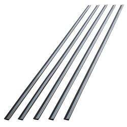 Fasade® 4' PVC Brushed Steel J-Trim - 5 Pack at Menards®