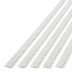 Fasade® 4' PVC Gloss White Wall Panel Divider Trim - 5 Pack at Menards®