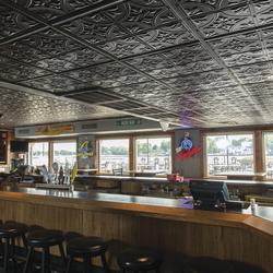 Genesis™ Designer PVC 2' x 2' Black Antique Drop Ceiling Tile at Menards®