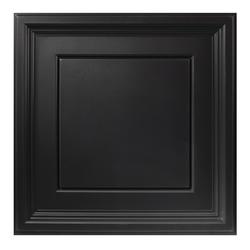 Genesis™ Designer PVC 2' x 2' Black Icon Coffer Drop Ceiling Tile at ...