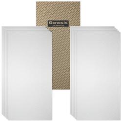 Genesis™ Standard PVC 2' x 4' White Stucco Pro Drop Ceiling Tile at ...