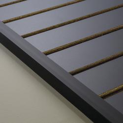 8' Black Vinyl Slatwall Corner Moulding at Menards®