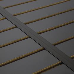 8' Black Vinyl Slatwall Divider Moulding at Menards®