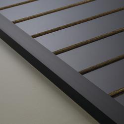 8' Black Vinyl Slatwall Cap Moulding at Menards®