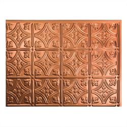 Fasade® Traditional 1 - 18" x 24" Polished Copper Vinyl Backsplash Tile ...