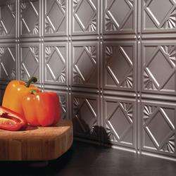 Fasade® Traditional 4 Argent Silver Backsplash Kit - 15 Sq. Ft. at Menards®