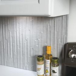 Fasade Skyline 18" x 24" Cashmere Vinyl Backsplash Tile - 5 Pack at ...