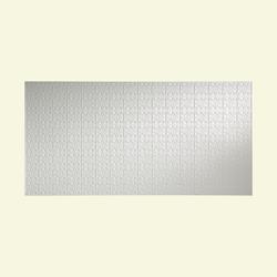 Fasade 4' x 8' Matte White Traditional 1 Vinyl Wall Panel at Menards®