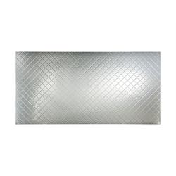 Fasade 4' x 8' Brushed Aluminum Quilted Vinyl Wall Panel at Menards®